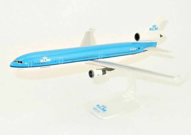 KLM ROYAL DUTCH Airlines Scale 1-200 model McDonnell Douglas MD-11 PH ...