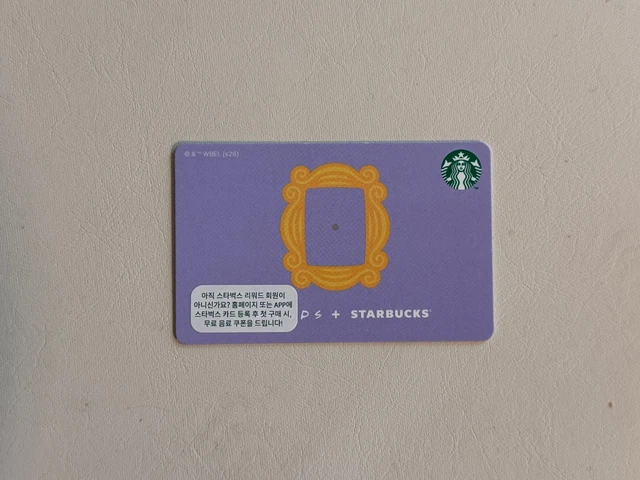 STARBUCKS CARD KOREA 2026 Monica House Card no charge Used Starbucks ...