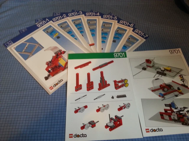VINTAGE LEGO DACTA Set 9701 - Full Set of Instruction Manuals ...