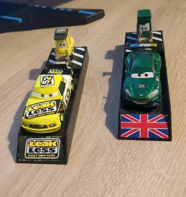 DISNEY PIXAR CARS Pit Crew Launchers Leak Less And Nigel Gearsley ...