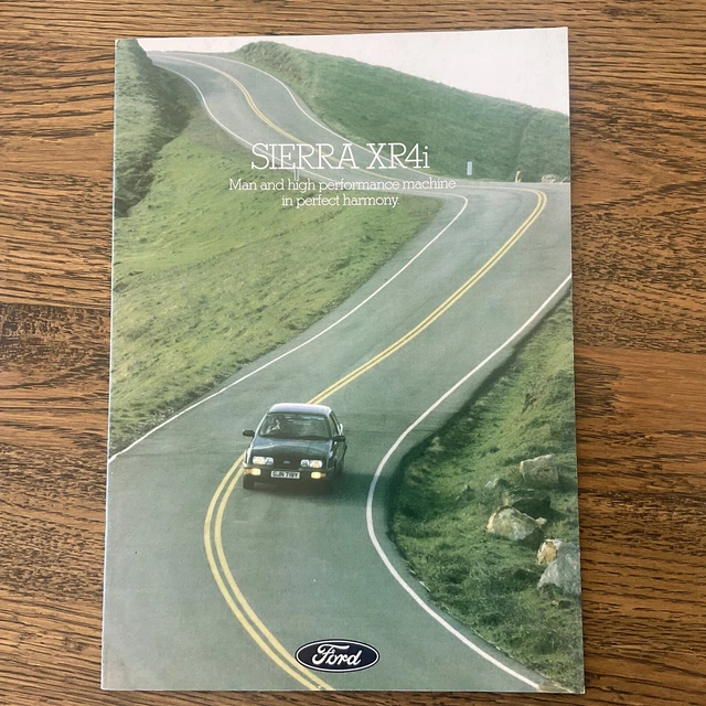 1985 FORD SIERRA Xr4Ti Ti Uk Original Brochure EUR 15,08 - PicClick FR