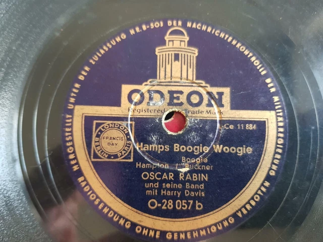 OSCAR RABIN - Moonlight serenade/ Hamps Boogie Woogie Schellack 78 rpm ...
