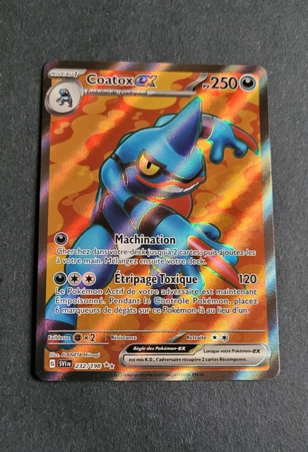 CARTE POKÉMON COATOX EX 232/198 Full Art - EV01 Écarlate et Violet EUR 1,00 - PicClick FR