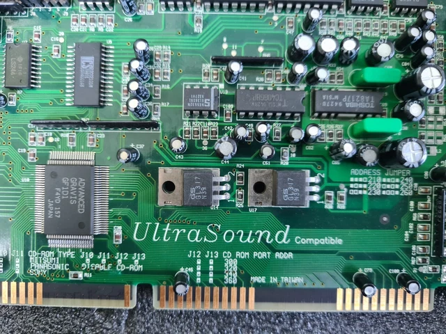SCHEDA AUDIO GRAVIS UltraSound CD3 Advanced Gravis, Synergy, Isa 16 bit ...