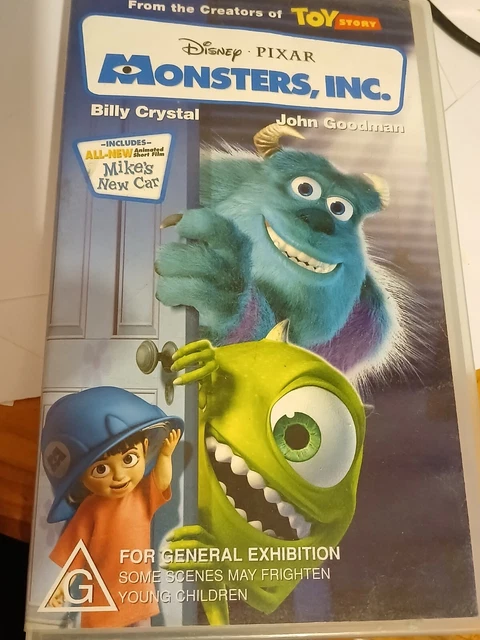 MONSTERS INC, VINTAGE Vhs Movie, Vcr Video Tape. Rated G. $5.00 ...