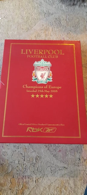 LIVERPOOL FC 2005 Limited Edition Champions League Final commemorative ...