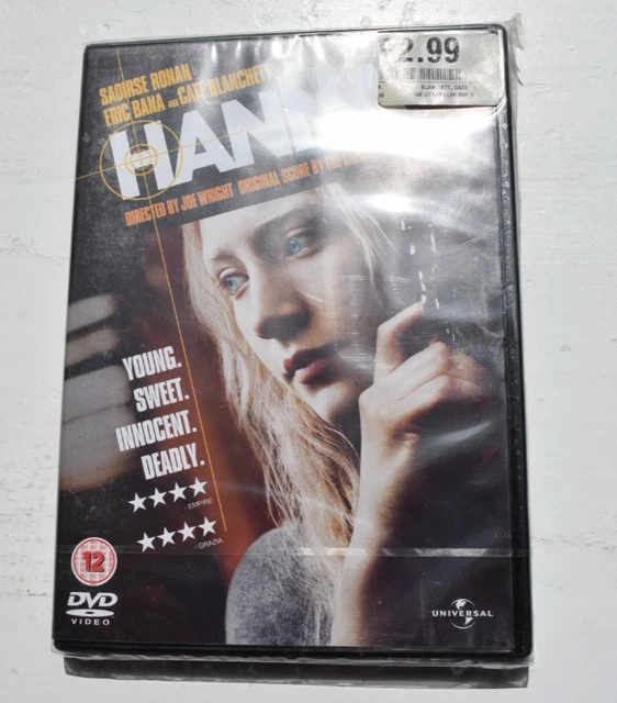 HANNA ~ DVD ~ saoirse ronan, eric bana, cate blanchett, jessica barden ...