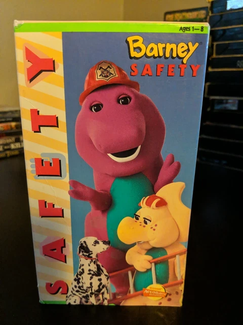 BARNEY SAFETY VHS Home Video Tape 1995 Sing-Along Songs *BUY 2 GET 1 ...