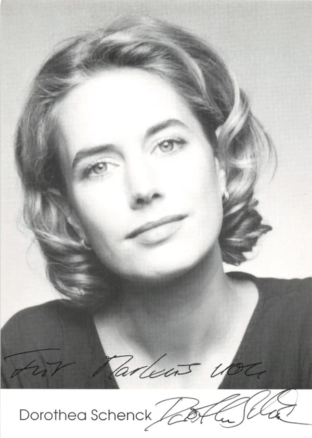 DOROTHEA SCHENCK, ORIGINALAUTOGRAMM, alte Autogrammkarte, u.a. "Großstadtrevier" EUR 2,54 ...