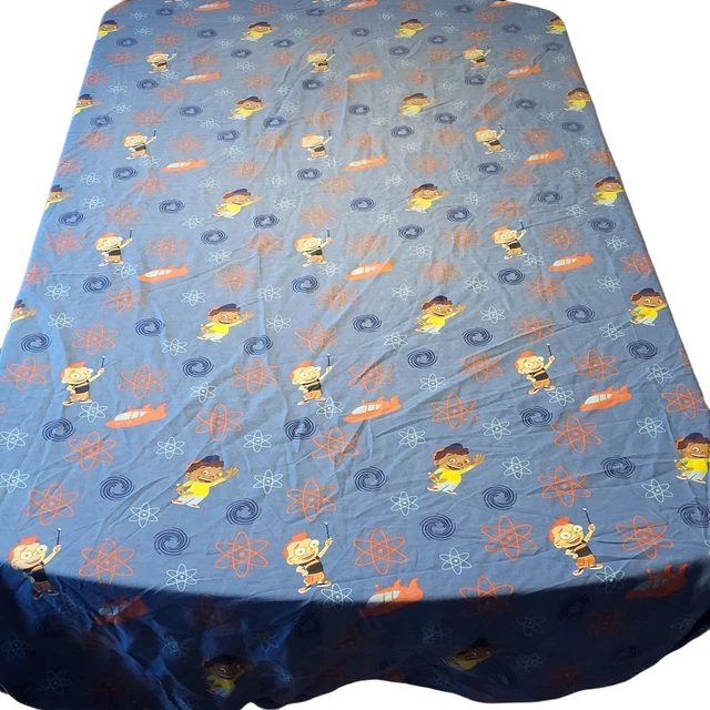 LITTLE EINSTEINS PAT Pat Rocket Twin Flat Fitted Bed Sheet Set Quincy ...
