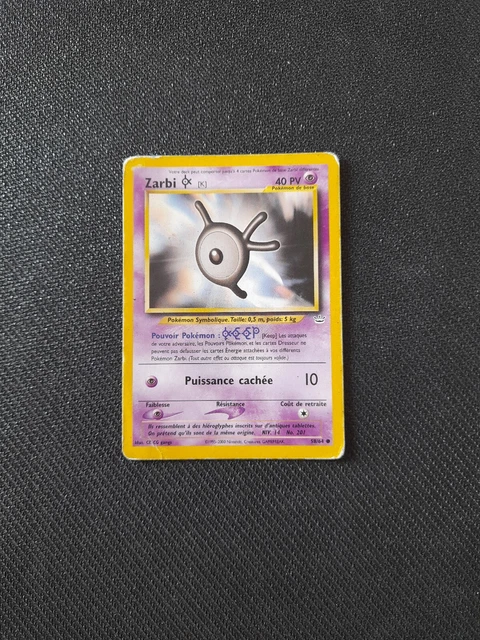 CARTE POKÉMON ZARBI K 58/64 - Neo Revelation - Occasion - FR EUR 2,00 - PicClick FR