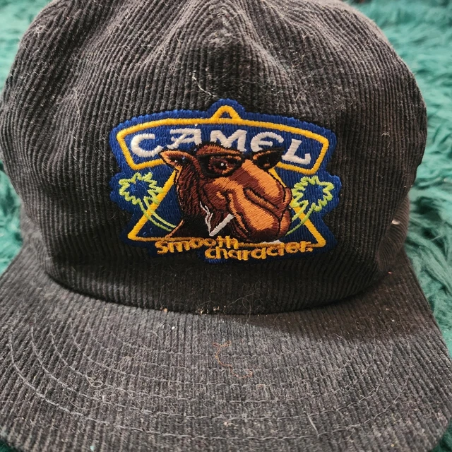 VINTAGE CAMEL CIGARETTES Corduroy Hat 90s Snapback Tobacco Cap £40.31 ...
