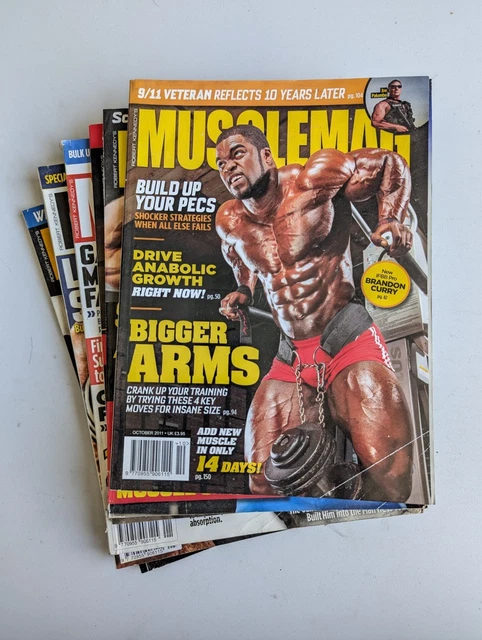 MUSCLEMAG - BODY Building Magazine Bundle - Set of 6 - 2011 £25.00 ...