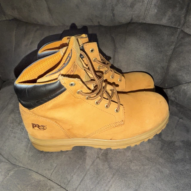 TIMBERLAND PRO MEN Size 10.5M Brown Tan Black Leather Lace Up Ankle ...