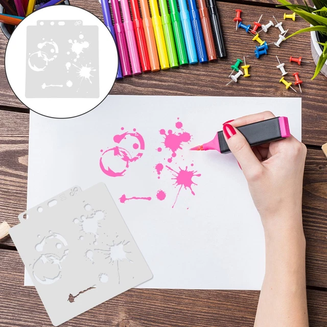 STENCILS FOR PAINTING Geometric Drawing Templates Cake Decorating $15. ...