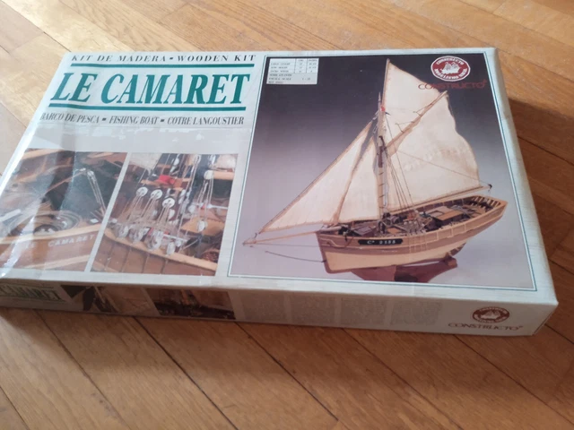 MAQUETTE BATEAU NAVIRE Constructo Le Camaret 1 35 Neuf Wooden Boat Constructo EUR 65,00 ...