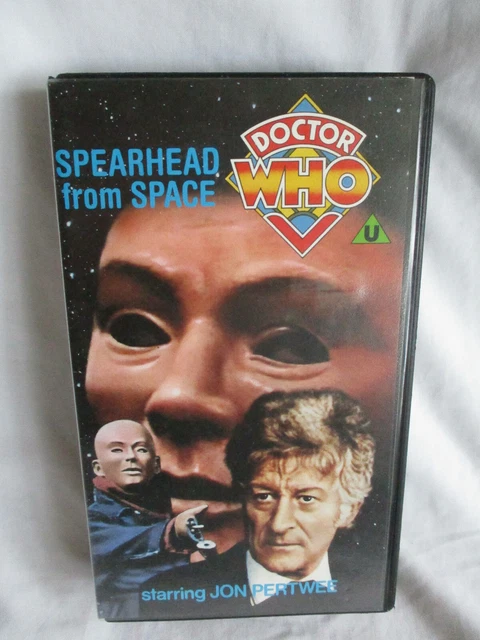 DOCTOR WHO VHS Video " Spearhead from Space " starring Jon Pertwee £3. ...