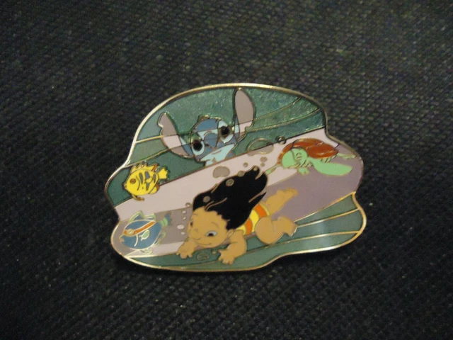DISNEY DCL PIN Trading Under The Sea Lilo And Stitch Under Water Pin Le ...