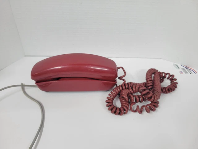 VTG WESTERN ELECTRIC Bell System Push Button Red Desk Telephone £36.47 ...