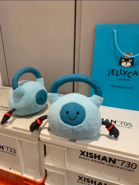 JELLYCAT AMUSEABLES SPORTS Kettlebell Soft Toy Plush Brand New Genuine ...