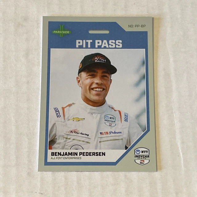 2024 PARKSIDE NTT Indy Car Racing PIT PASS Card BENJAMIN PEDERSON $0.99 ...