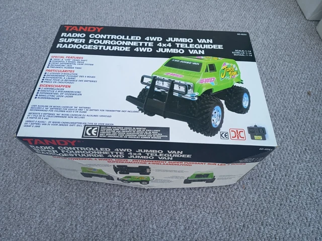 TANDY JUMBO VAN Remote Control Buggy 1980’s RC Car Boxed With Remote £ ...