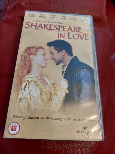 SHAKESPEARE IN LOVE (VHS/PAL, 2002) £2.99 - PicClick UK