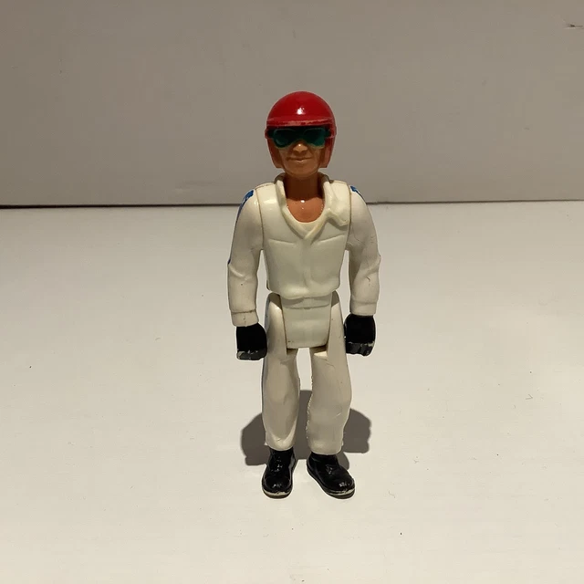VINTAGE 1976 FISHER Price Evil Knievel Action Figure 3.75” Red Bike Helmet £21.45 - PicClick UK