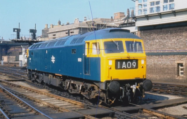 DIESEL TRAIN PHOTO Railway Picture Br Blue Class 47 Photograph 1552 ...