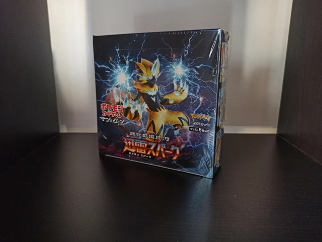POKÉMON SOLEIL & Lune Thunderclap Spark Display SM7a Japonais dans son emballage d'origine ...