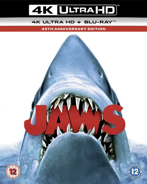 JAWS 4K ULTRA Hd & Blu-Ray Brand New Sealed £18.00 - PicClick UK