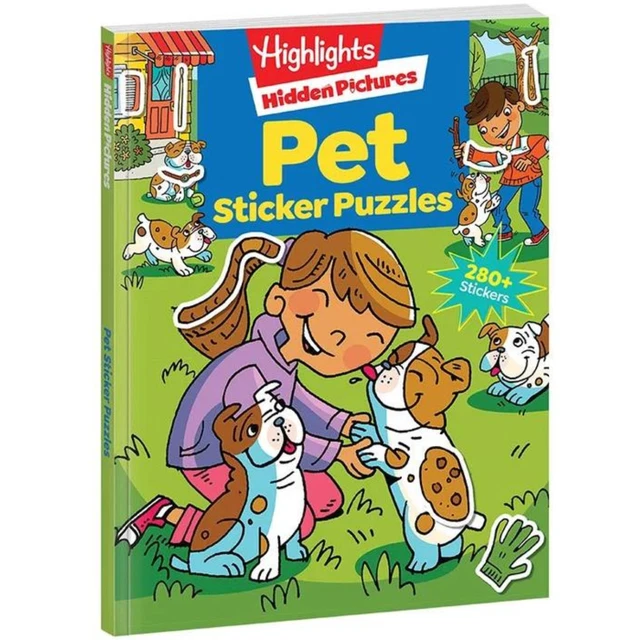 EXPLORE FUN AND Adventure with Highlights Hidden Pictures Pet Sticker ...