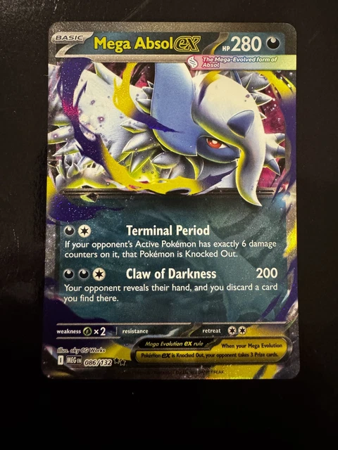 POKÉMON TCG | Mega Absol EX 086/132 | Mega Evolution £3.82 - PicClick UK