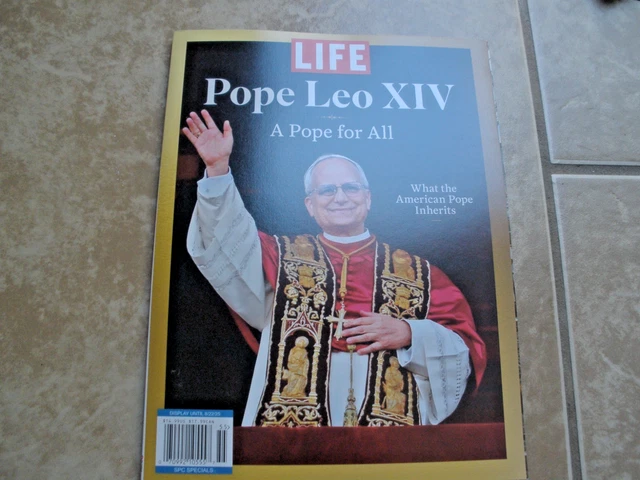 LIFE MAGAZINE Pope Leo XIV 2025 £9.07 - PicClick UK