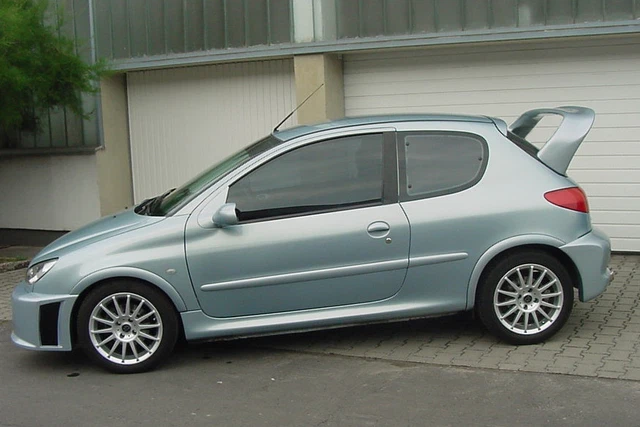 PEUGEOT 206 AILERON / Becquet / Spoiler Style Wrc EUR 129,00 - PicClick FR