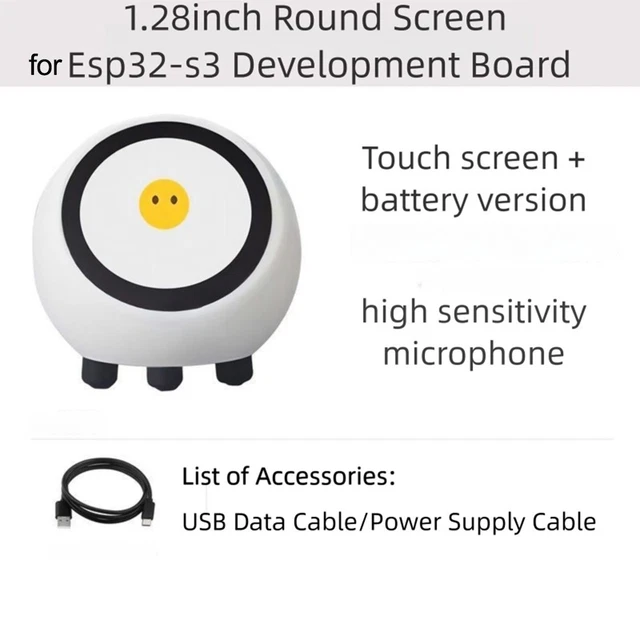 XIAOZHI AI VOICE Chat Robot for ESP32S3 with 1 28 Inch LCD and Stand ...