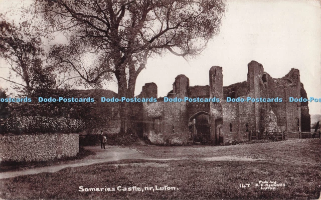 R714433 SOMERIES CASTLE Nr. Luton. A. E. Nicholls £7.99 - PicClick UK