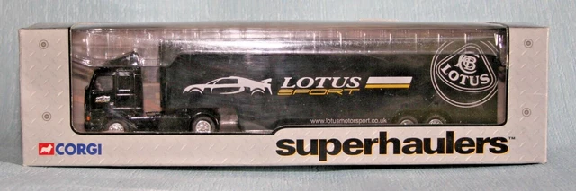 CORGI SUPERHAULERS 1:64 Scale 59547 Volvo Race Transporter Lotus Sport ...