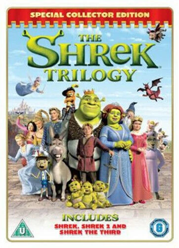 THE SHREK TRILOGY (2007) Andrew Adamson 3 discs DVD Region 2 - Like New ...