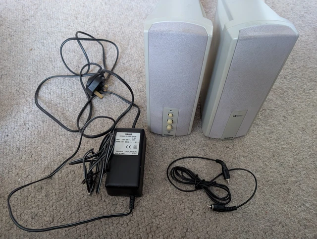 RETRO 90S YAMAHA YST-M15 Computer Speakers PLEASE SEE DESCRIPTION £32. ...