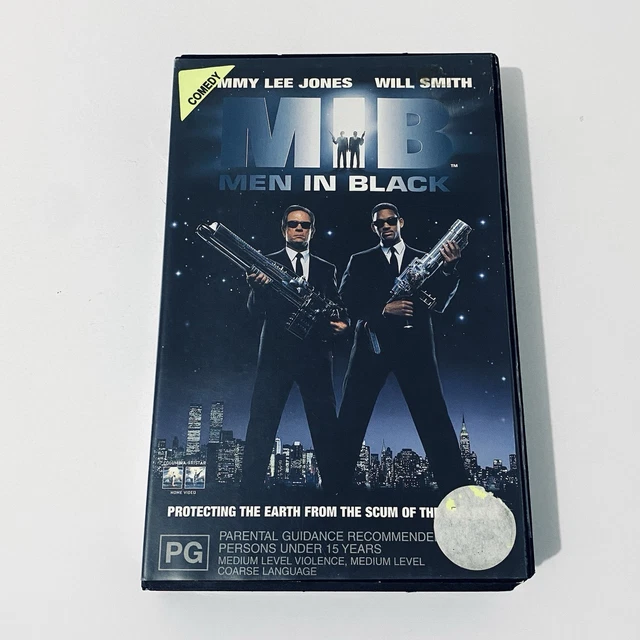 MEN IN BLACK (VHS, 1997) Action Sci-fi Movie Video Tape Ex Rental Big ...