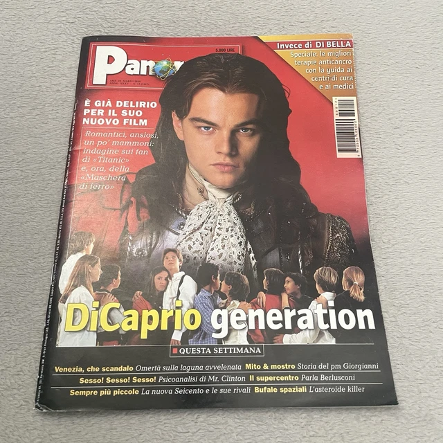 PANORAMA MAGAZINE LEONARDO DiCaprio Generation March 26 1998 Italian ...