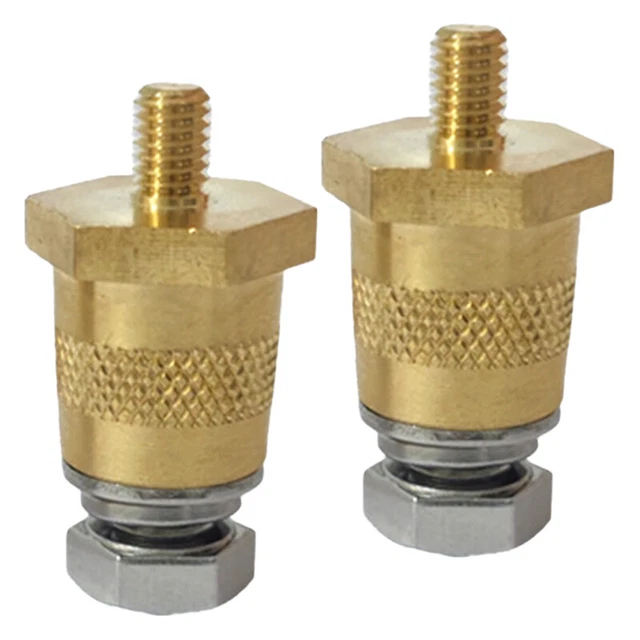BATTERY POLE ADAPTER Terminal Connector Fittings M6 Thread Post ...