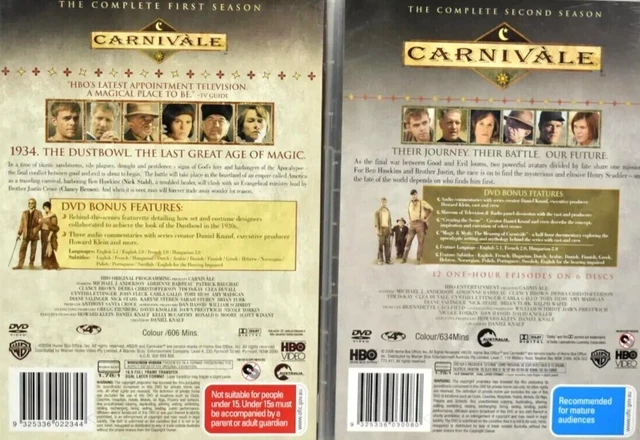 CARNIVALE: THE COMPLETE Series | Season 1-2 (DVD, 12 Discs) NEW $38.90 ...