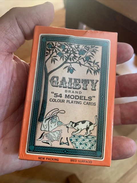 GAIETY &54 MODELS& Colour Playing Cards No. 202 SEALED £47.48 - PicClick UK
