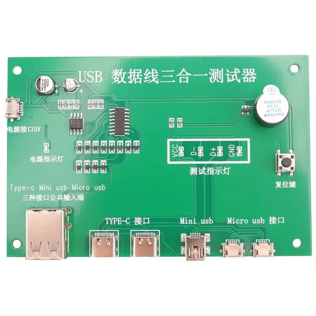 TESTEUR DE CÂBLE USB, Appareil de Test de Fil de DonnéEs Type-C PréCis ...