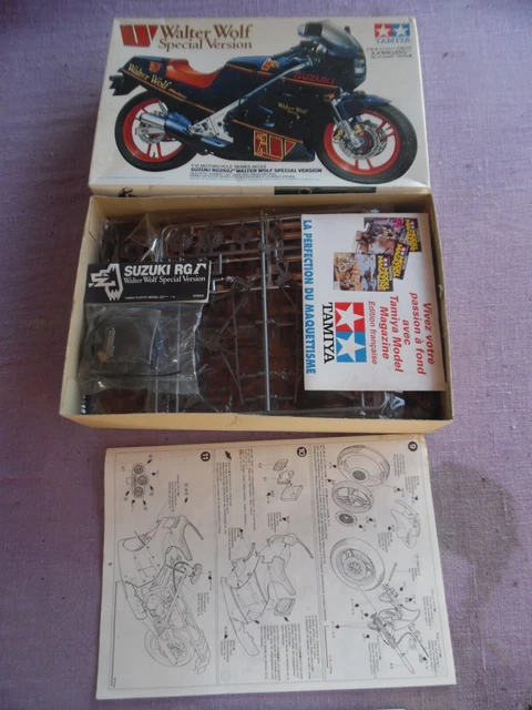 RARE VINTAGE MAQUETTE Tamiya 1986 Suzuki 250 Rg Walter Wolf Neuve En Boite 1/12 EUR 49,99 ...
