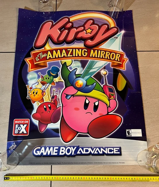 POSTER : KIRBY & The Amazing Mirror - PLV Display Promo Nintendo ...
