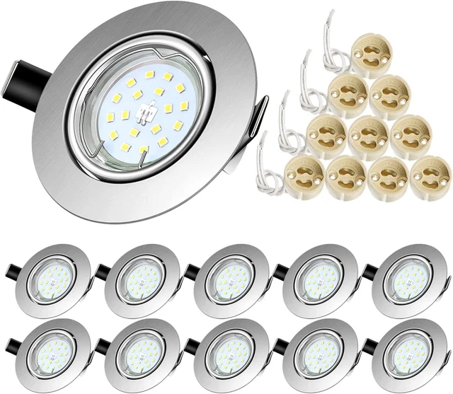 FARETTI LED DA Incasso per Cartongesso,5W Equivalenti a 50W,230V Luce Calda 2700 EUR 67,99 ...