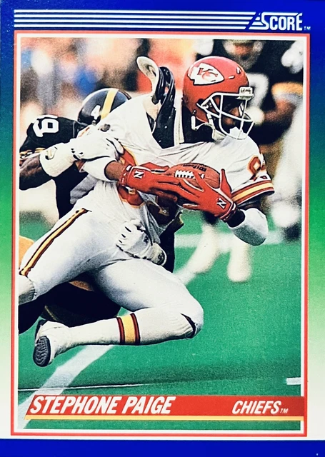 CARTE À COLLECTIONNER vintage 1990 SCORE Stephone Paige Kansas City ...